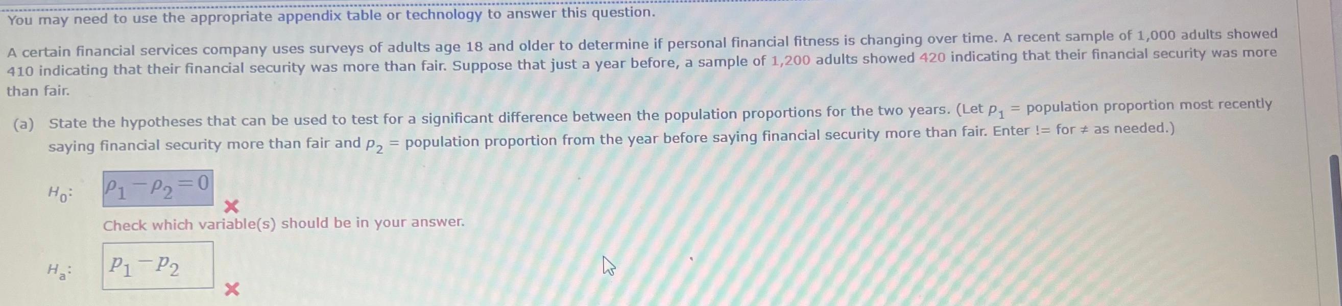 Solved You may need to use the appropriate appendix table or | Chegg.com