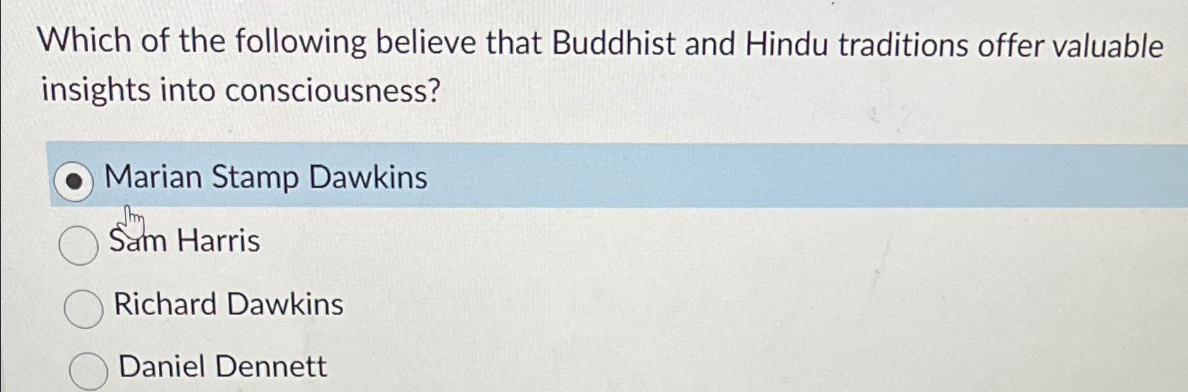 Solved Which of the following believe that Buddhist and | Chegg.com