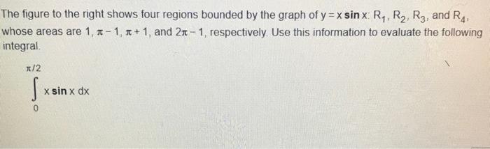 Solved The figure to the right shows four regions bounded by | Chegg.com