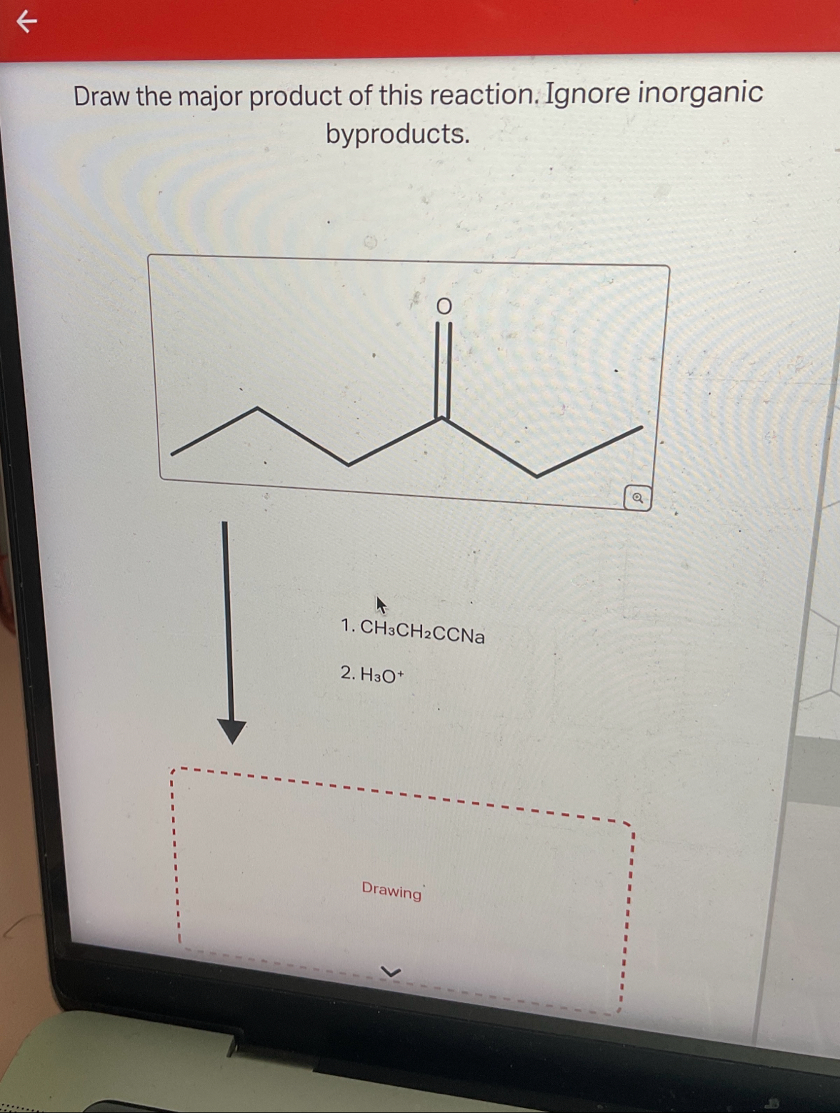 Solved Draw the major product of this reaction. Ignore | Chegg.com