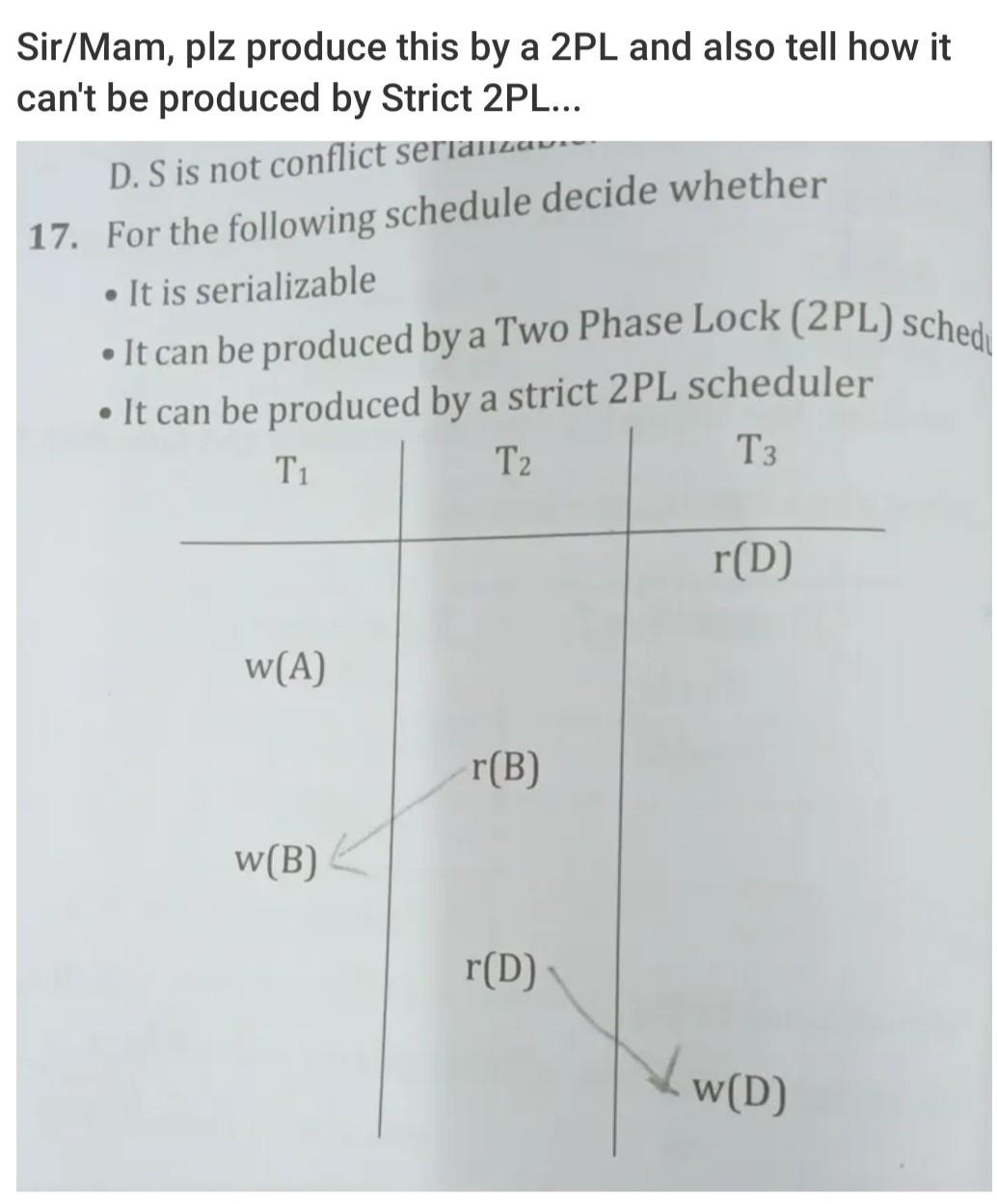 Solved Sir/Mam, plz produce this by a 2PL and also tell how | Chegg.com