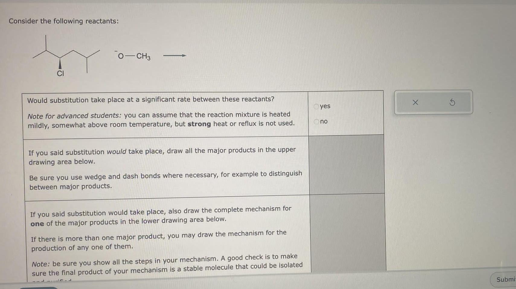 Solved Consider the following reactants: −O−CH3 | Chegg.com