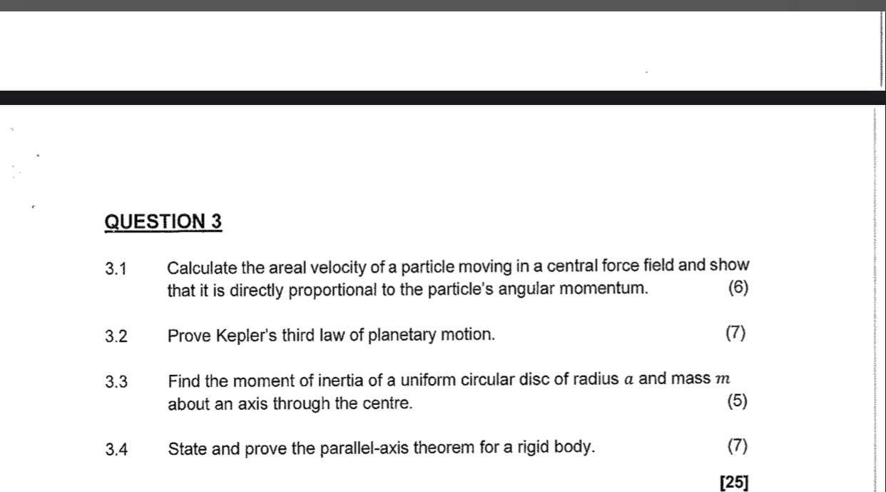 Solved QUESTION 33.1 Calculate the areal velocity of a | Chegg.com Solved QUESTION 33.1 Calculate the areal velocity of a | Chegg.com