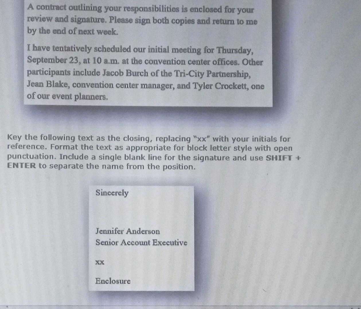 Where To Find The Key In Write A Letter