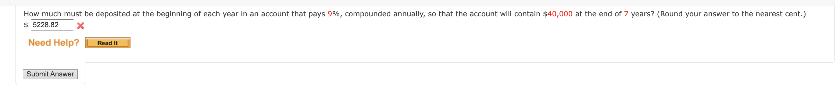 Solved My question's keep being answered wrong. Please solve | Chegg.com