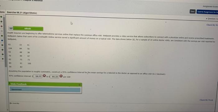 Solved Exercise 08.21 (Algorithmic) Welluent. Imentinti | Chegg.com