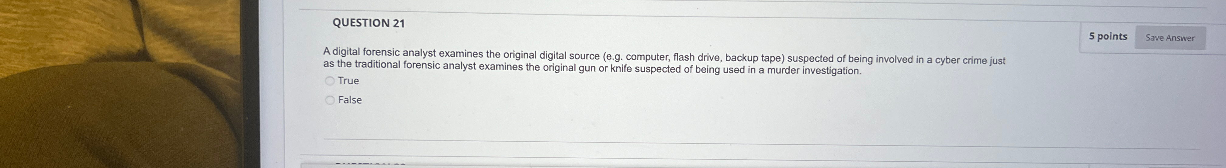 Solved QUESTION 21A digital forensic analyst examines the | Chegg.com