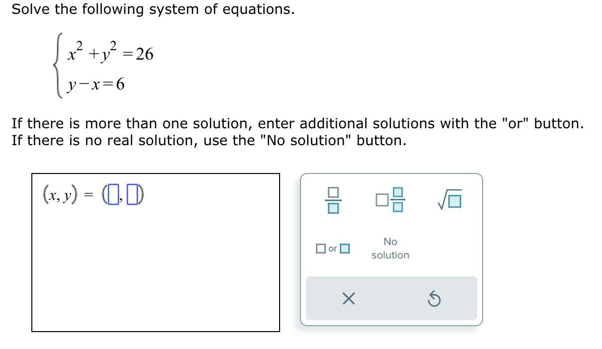 Solved Solve the following system of non linear | Chegg.com