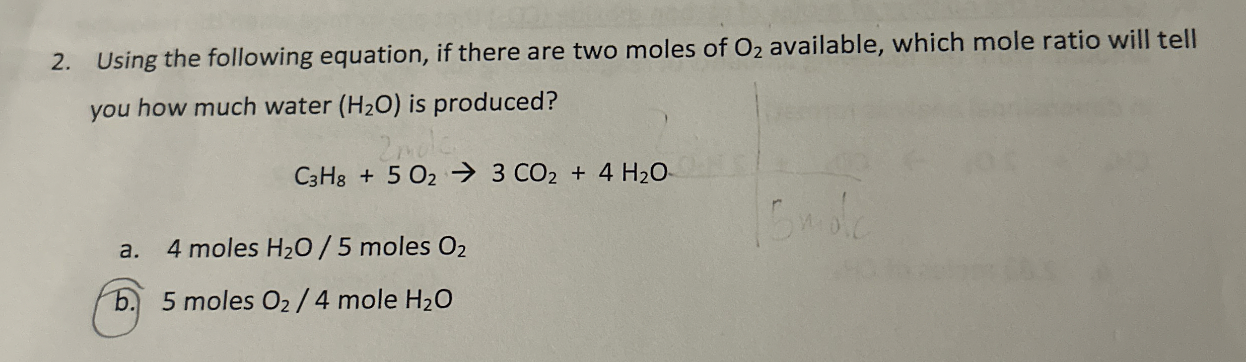 Solved Using the following equation, if there are two moles | Chegg.com