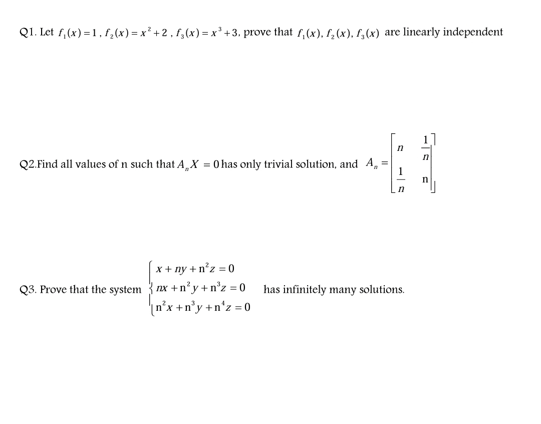 Solved What are the steps to Q1. ﻿Let | Chegg.com