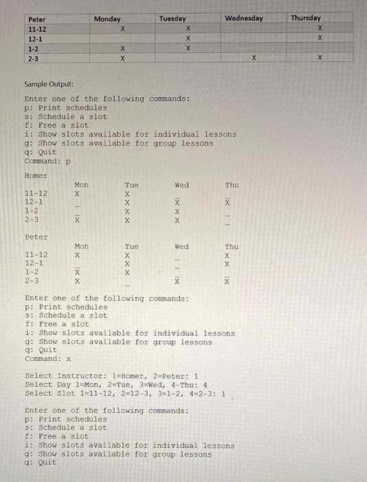 Solved Part I Scheduling Frustrated with the Penn West | Chegg.com