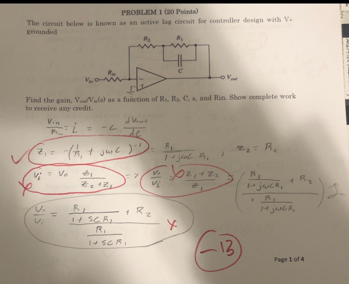 Solved PROBLEM 1 (20 ﻿Points)The circuit below is known as | Chegg.com