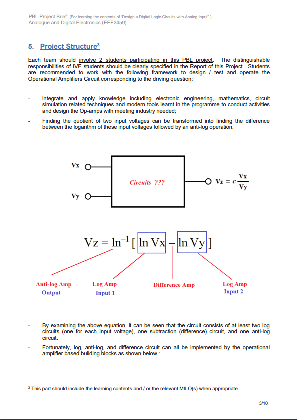 Project Structure ?3Each team should involve 2 | Chegg.com