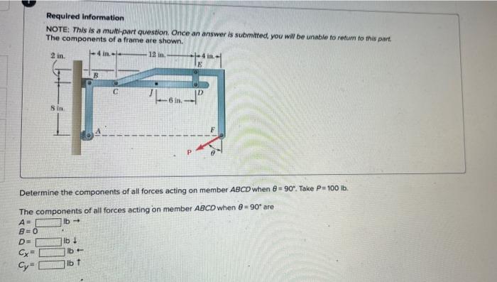Solved Required information NOTE: This is a multi-part | Chegg.com