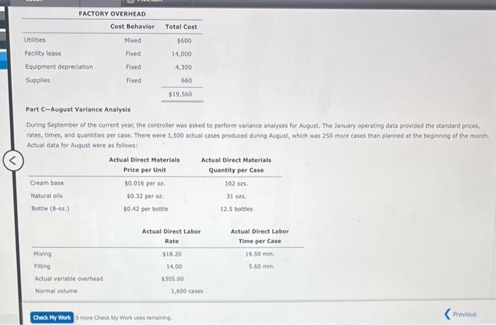 Part C: Note: This section is a continuation from | Chegg.com