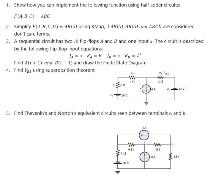 Solved 1. Show how you can implement the following function | Chegg.com