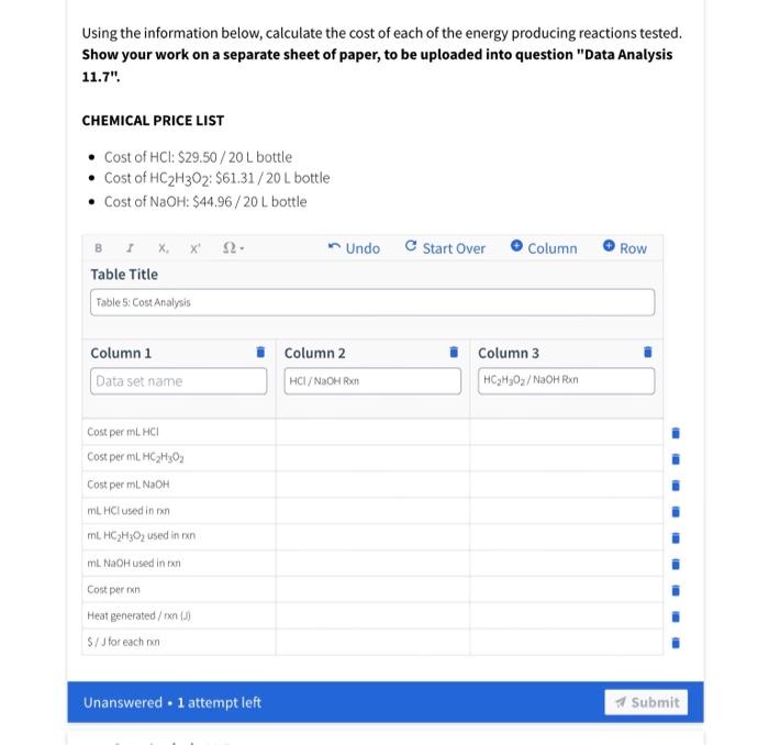 Solved Using the information below, calculate the cost of | Chegg.com