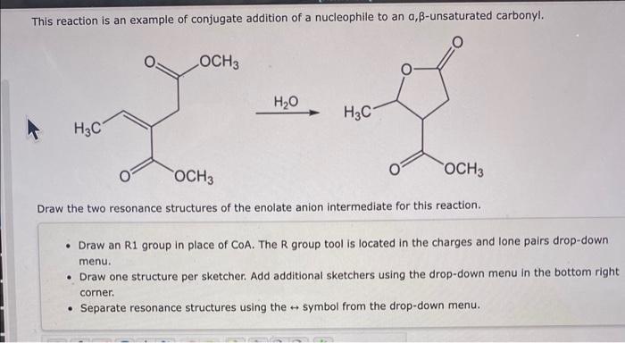 Solved This reaction is an example of conjugate addition of | Chegg.com