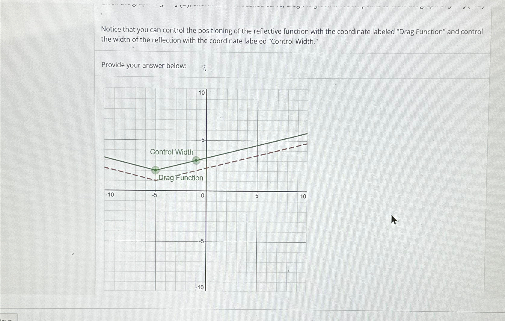 Notice that you can control the positioning of the | Chegg.com
