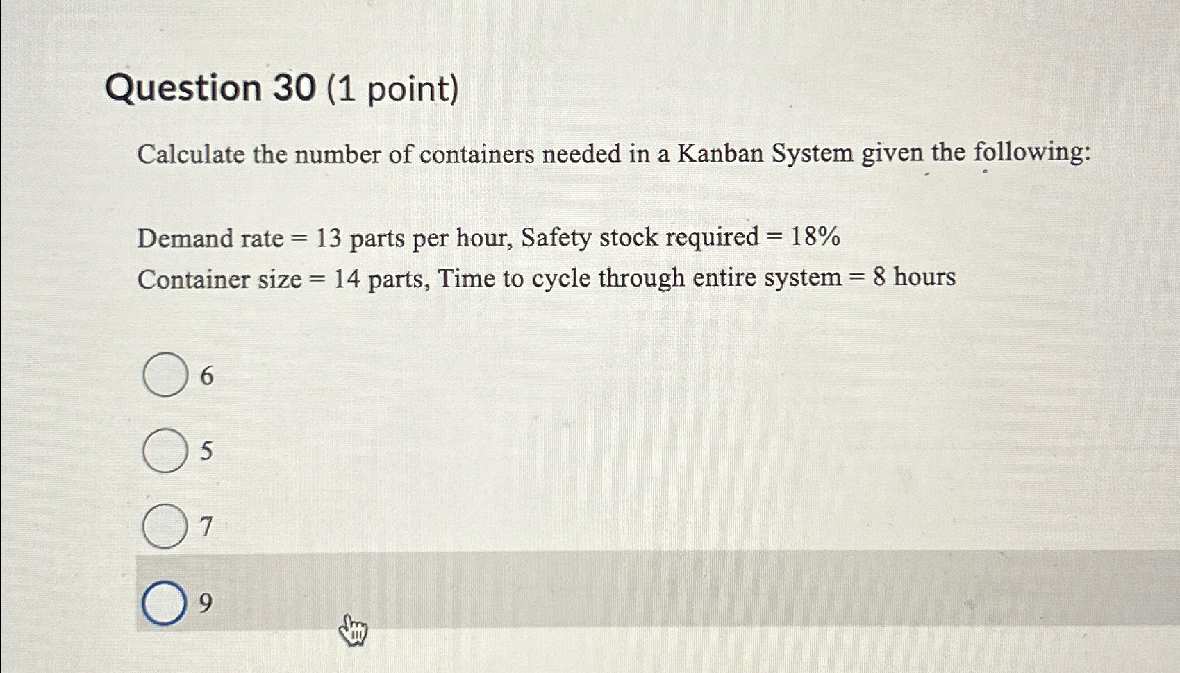 Solved Question 30 (1 ﻿point)Calculate the number of | Chegg.com