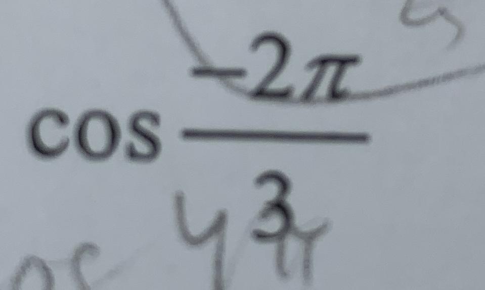 Solved cos-2π43 | Chegg.com