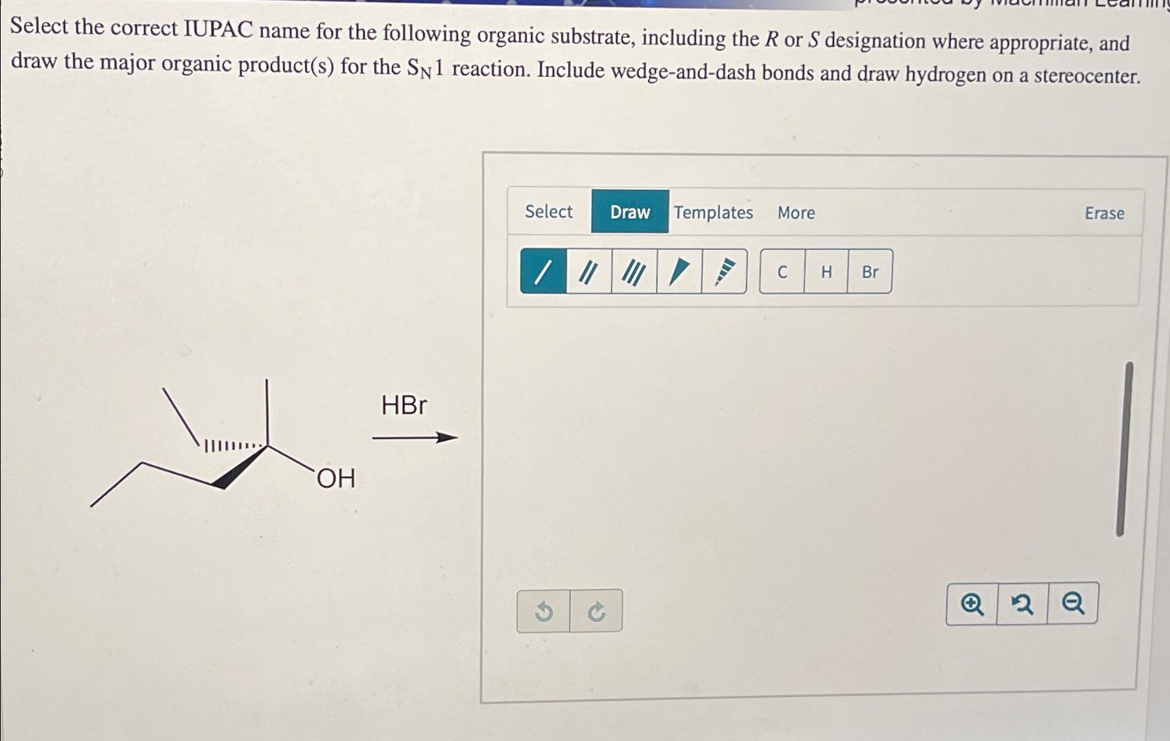 Solved Select the correct IUPAC name for the following | Chegg.com