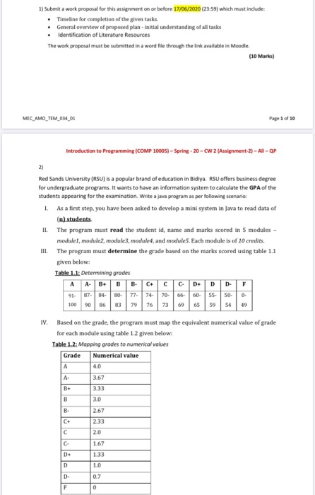 Solved 1 Submit A Work Proposal For This Assignment On Or 0048