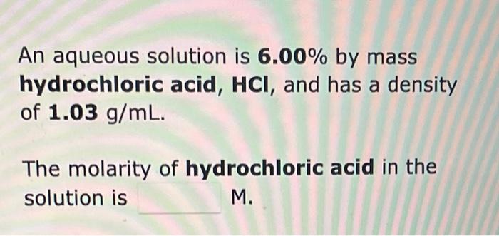 Solved An aqueous solution of 5.82 M ethanol, CH3CH2OH, has | Chegg.com