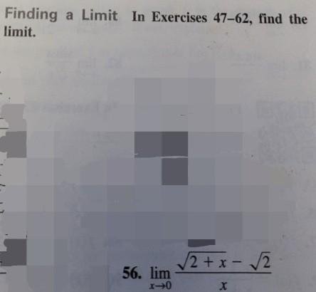Solved Finding a Limit In Exercises 47-62, find the limit. | Chegg.com