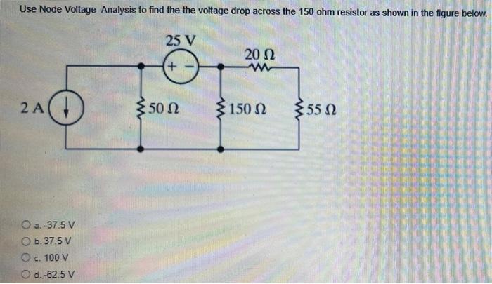Solved Use Node Voltage Analysis to find the the voltage | Chegg.com Solved Use Node Voltage Analysis to find the the voltage | Chegg.com