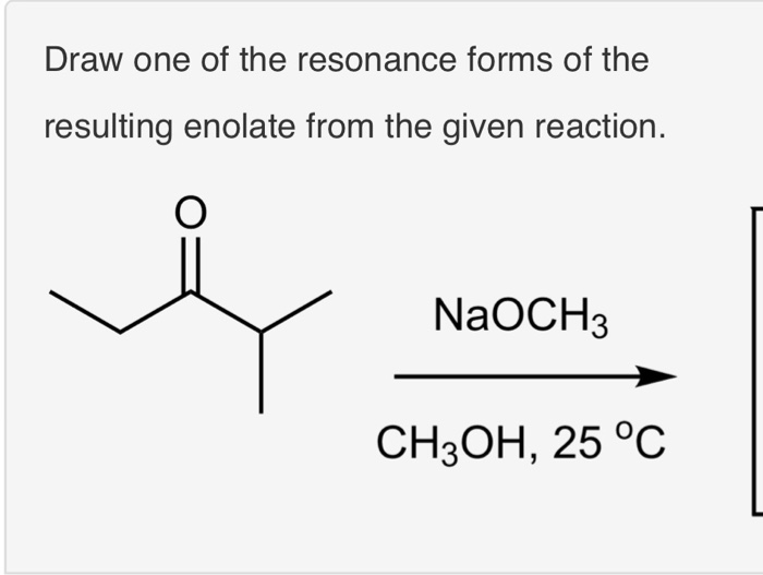 Solved Draw one of the resonance forms of the resulting | Chegg.com