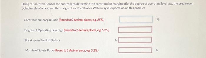 Solved Using this information for the controllers, determine | Chegg.com
