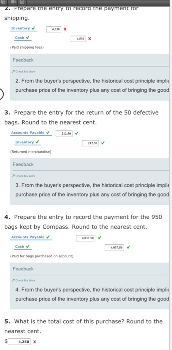 Solved Exercise 6-45 (Algorithmic) Recording Purchases | Chegg.com