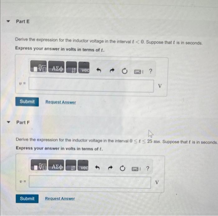Solved The triangular current pulse shown in (Figure 1) is | Chegg.com