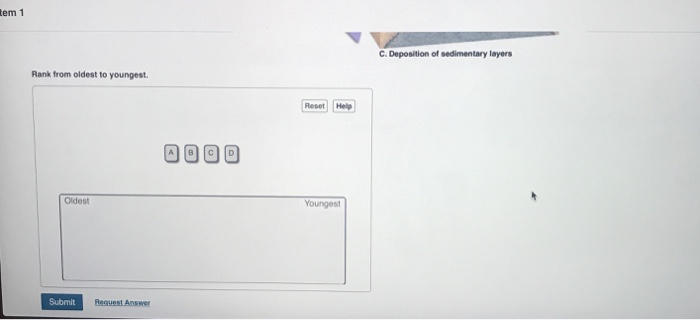 Solved Part B - Interpreting inclusions Fragments of rock | Chegg.com