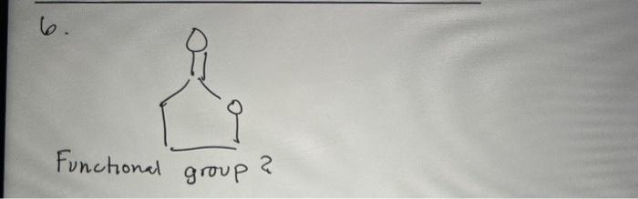 Solved Functional group? | Chegg.com