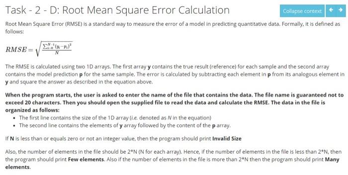 Solved Task - 2 - A: Sorting arrays Collapse context You are | Chegg.com