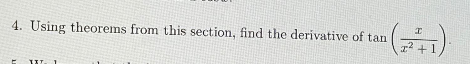 Solved Using theorems from this section, find the derivative | Chegg.com