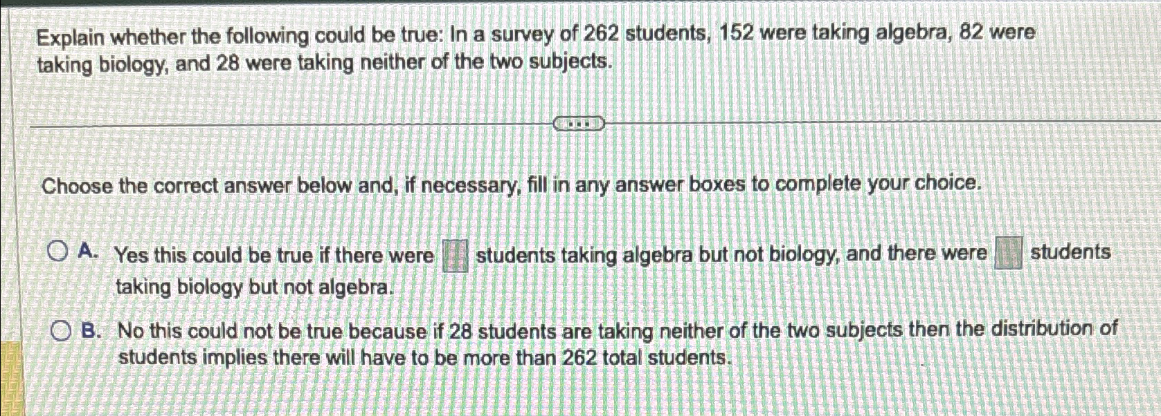 Solved Explain whether the following could be true: In a | Chegg.com