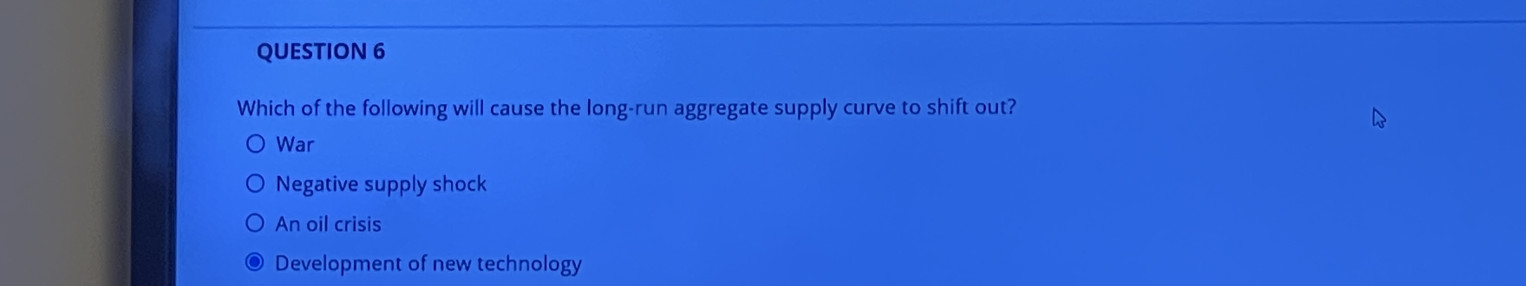 Solved QUESTION 6Which of the following will cause the | Chegg.com