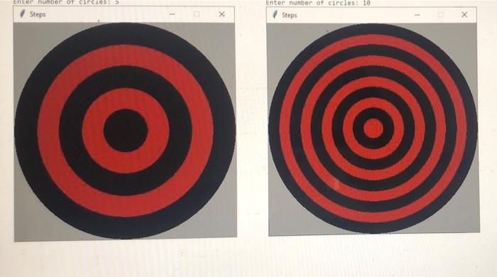 Solved This is in Python the final output image is shown | Chegg.com