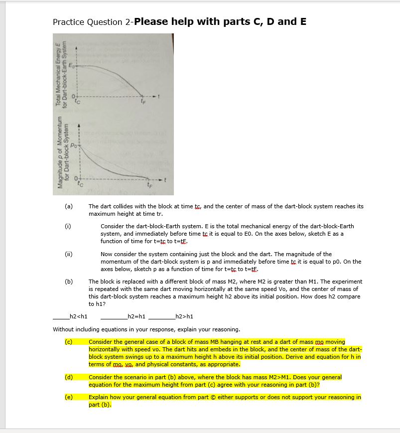 Solved Practice Question 2-Please help with parts C, ﻿D and | Chegg.com
