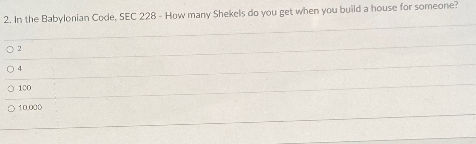 Solved In the Babylonian Code, SEC 228 - ﻿How many Shekels | Chegg.com