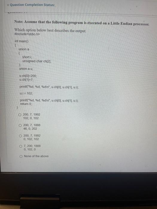 Solved Note: Assume that the following program is executed | Chegg.com