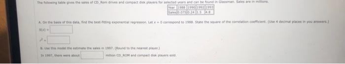 Solved Sit. = In 1997, thene wers atovit milinin CD_RDM and | Chegg.com