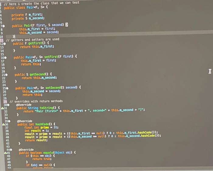Solved Create a Generic Class Assignment Instructions | Chegg.com