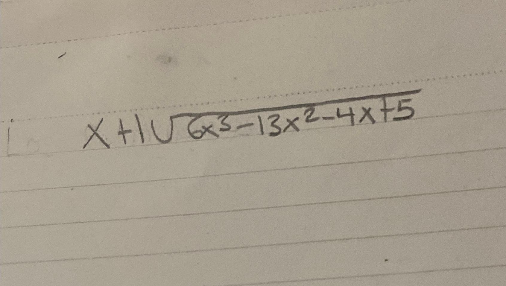 Solved (6x3-13x2-4x+5x+1) | Chegg.com
