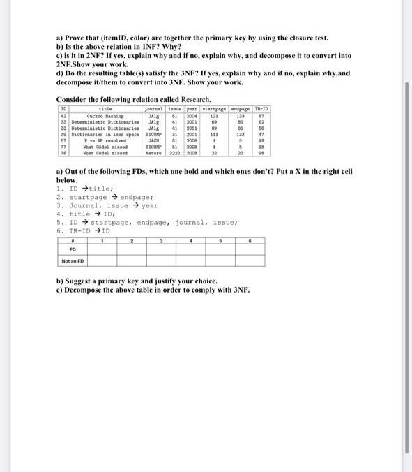 Solved Ceng375:Normalization-Triggers Exercisel: Consider | Chegg.com