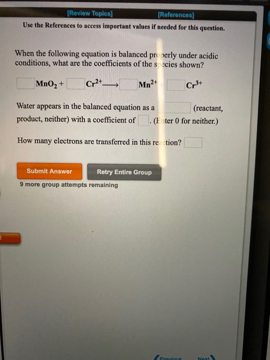 Solved [Review Topics] (References] Use the References to | Chegg.com