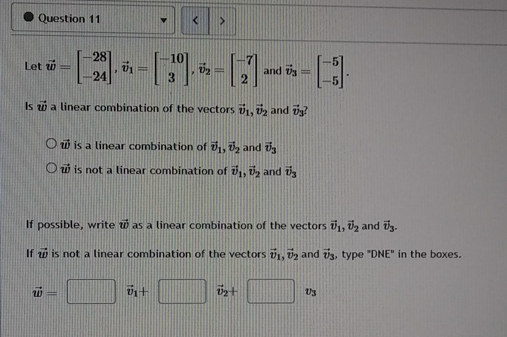 Solved Let a1=[−97],a2=[−28], and b=[1777] Is b a linear | Chegg.com